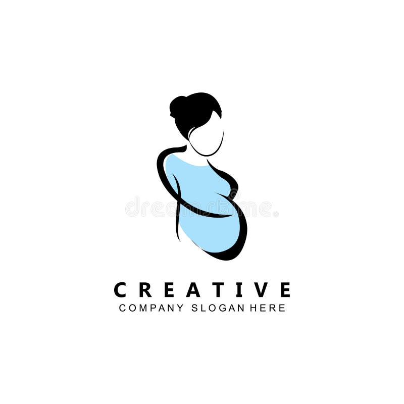 Pregnant Mother Logo Vector Symbol Stock Vector - Illustration of ...