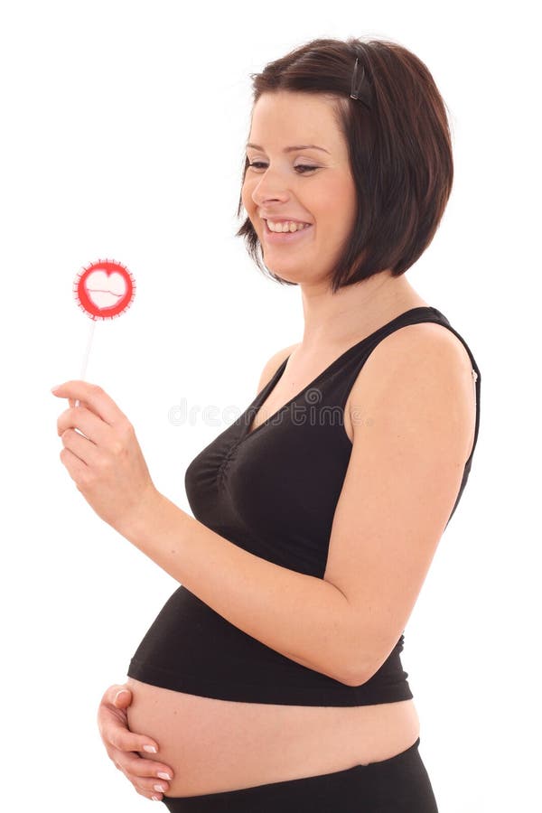 Pregnant and sweets stock photo. Image of beautiful, motherhood - 3321840