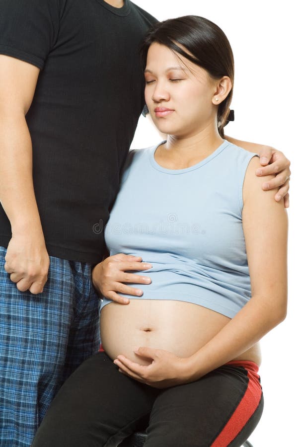 Pregnant couple stock image. Image of female, healthcare - 16256957