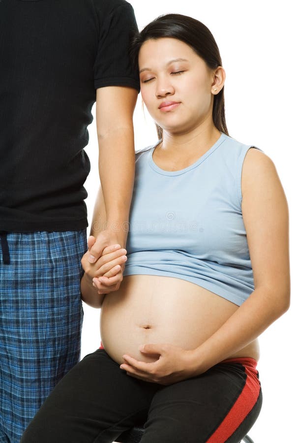 Pregnant couple stock image. Image of female, healthcare - 16256957