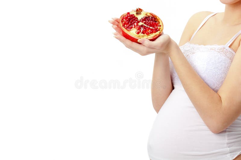 Pregnant girl stock image. Image of white, health, round - 12700587