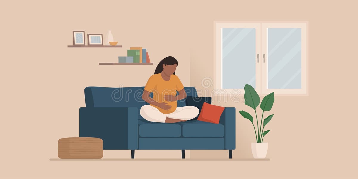 Pregnant Indian Woman Stock Illustrations 248 Pregnant Indian Woman