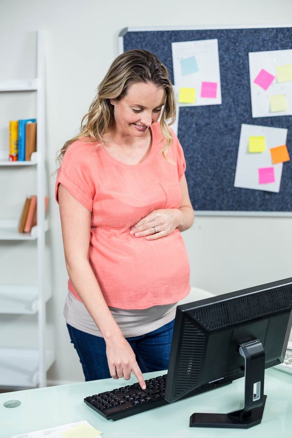 2,936 Computer Pregnant Using Woman Stock Photos - Free & Royalty-Free ...