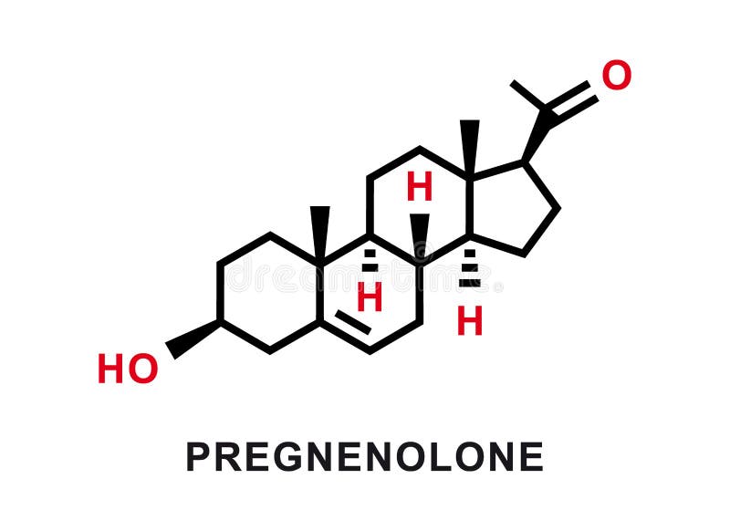 Pregnenolone Chemical Formula. Pregnenolone Chemical Molecular ...