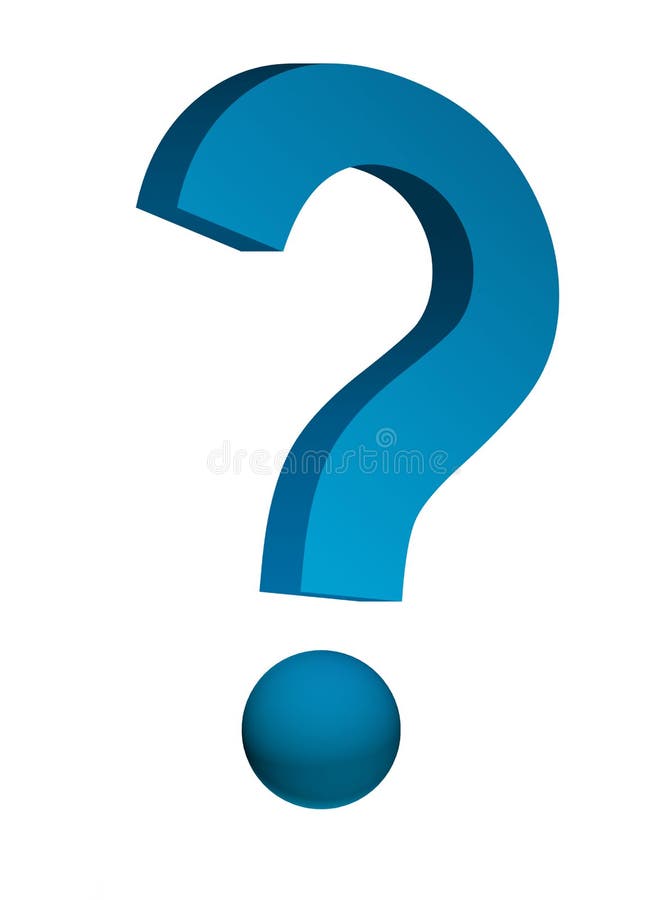 Un Símbolo Del Signo De Interrogación Ilustración del Vector ...