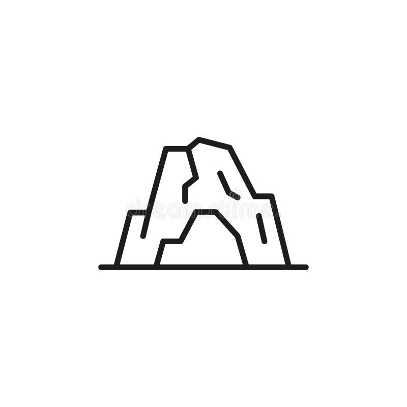 Prehistoric Cave icon stock vector. Illustration of equipment - 326576505