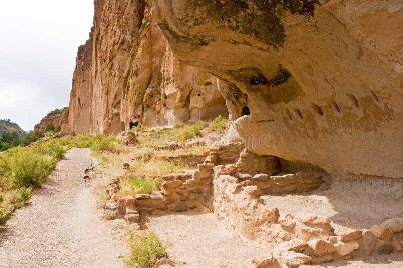 Prehistoric Cliff Dwellings Stock Photo - Image of american, ancestors ...