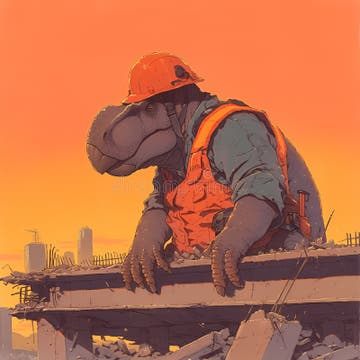 Dinosaur Worker Stock Illustrations – 324 Dinosaur Worker Stock ...