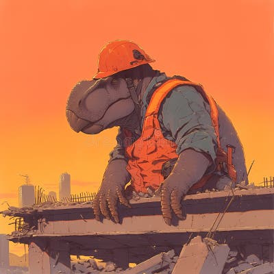 Dinosaur Worker Stock Illustrations – 324 Dinosaur Worker Stock ...