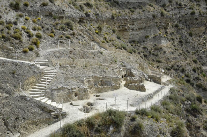 Prehistoric settlement stock photo. Image of burials - 19887828
