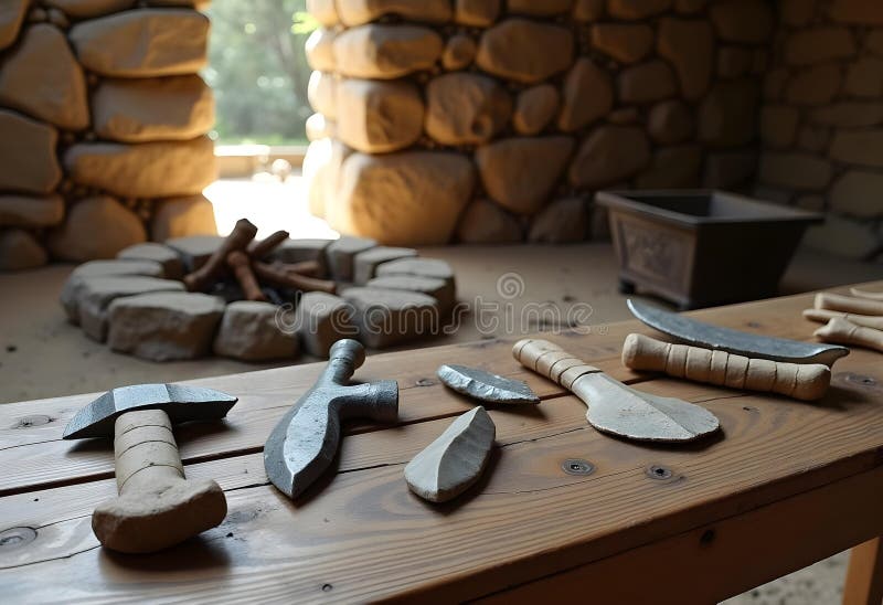 Prehistoric Tools Primitive Technology and Craftsmanship from Stone Age ...