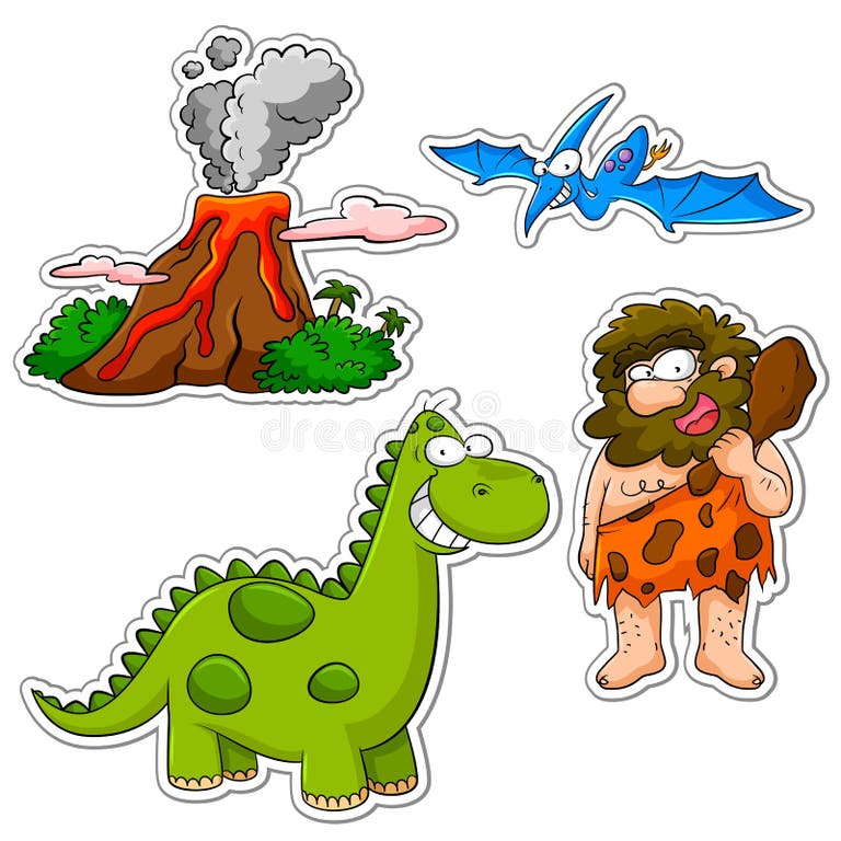 Prehistoric Cartoons Stock Illustrations – 375 Prehistoric Cartoons ...