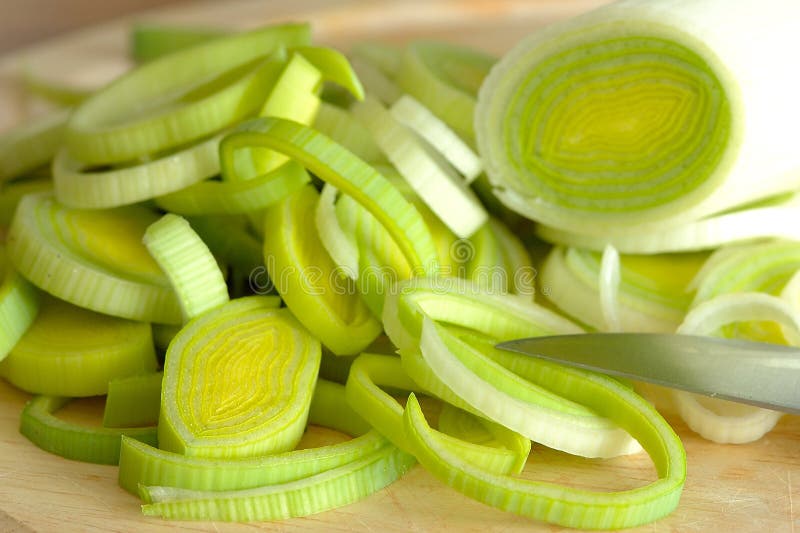 Stelen Van Preien, Groene Groenten, Lokale Marktopbrengst in Een Doos ...