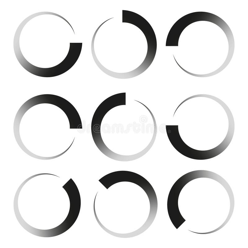 Preloader, Buffer Shape or Progress Indicator. Vector Illustration. EPS ...