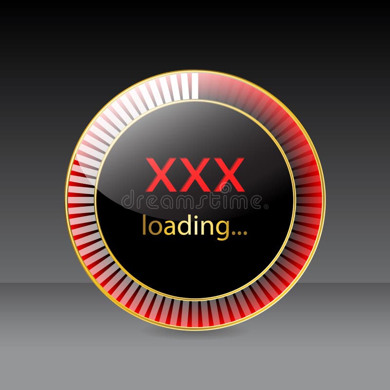 Preloader Design for XXX Websites Stock Vector - Illustration of ...