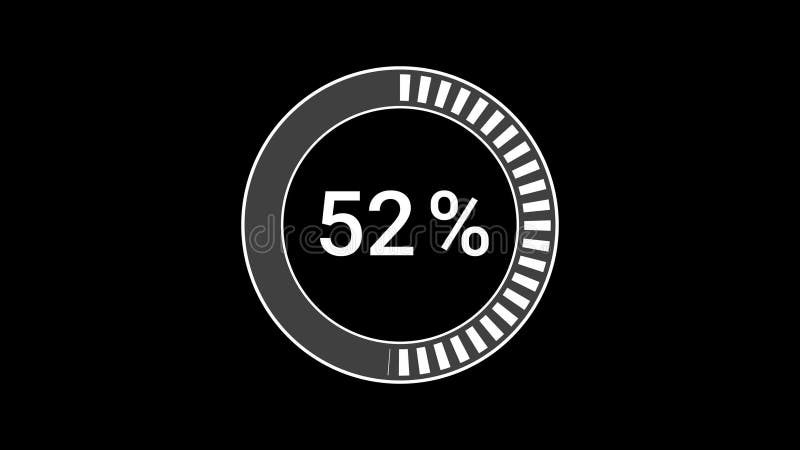 Loading or Progress Bar. Uploading Data Dynamic Percent Indicator from ...