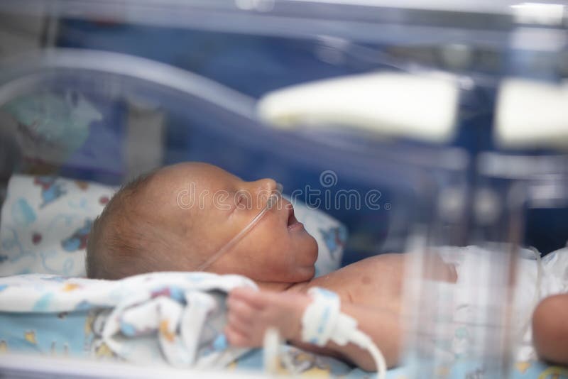 Premature baby stock photo. Image of equipment, nursery - 254943806