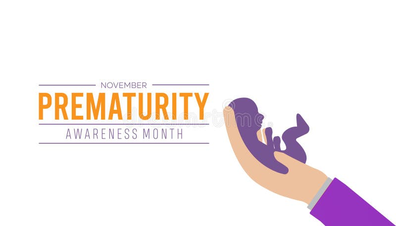 Prematurity Awareness Month is Observed Every Year on November. Stock ...