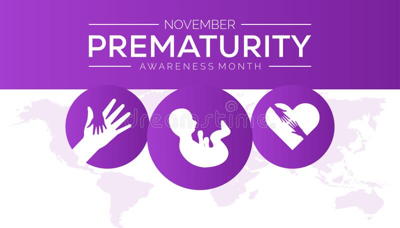 Prematurity Awareness Month is Observed Every Year on November. Stock ...