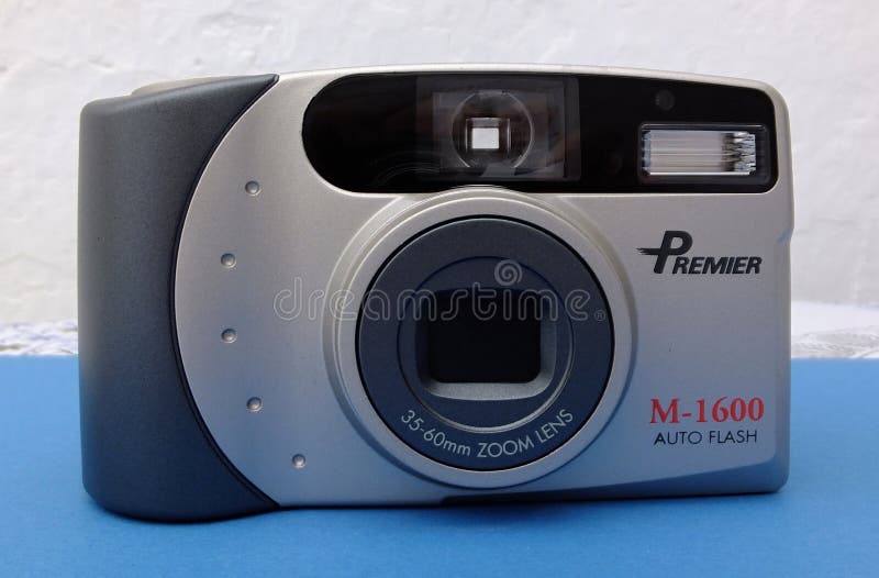 Premier AF Camera for 35mm Film Editorial Image - Image of silver ...