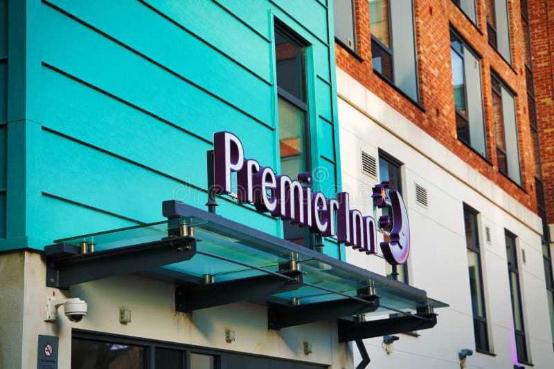 Premier Inn Logo Outside Building Editorial Stock Image - Image of ...