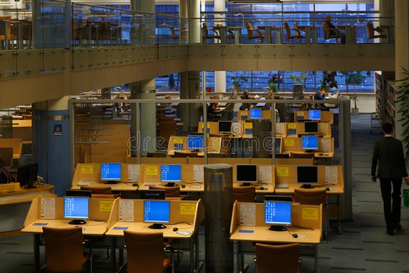 Premises for Work with the Internet Editorial Stock Image - Image of ...