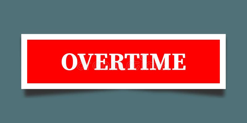 Overtime Stock Illustrations – 6,404 Overtime Stock Illustrations ...