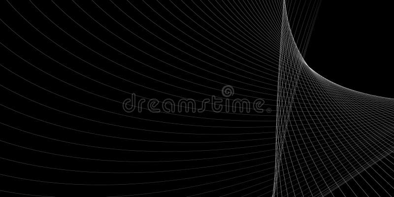 Premium Abstract Background in Minimalist Black with Fancy Dark Line ...