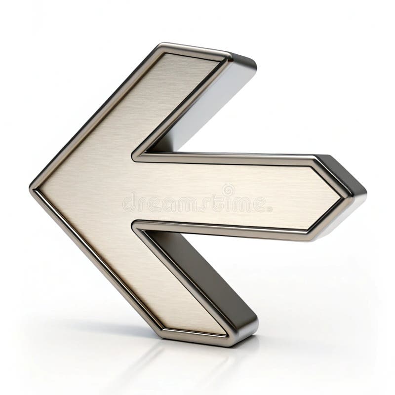 Premium Arrow Icon 3D Rendering Isolated on White Background Stock ...