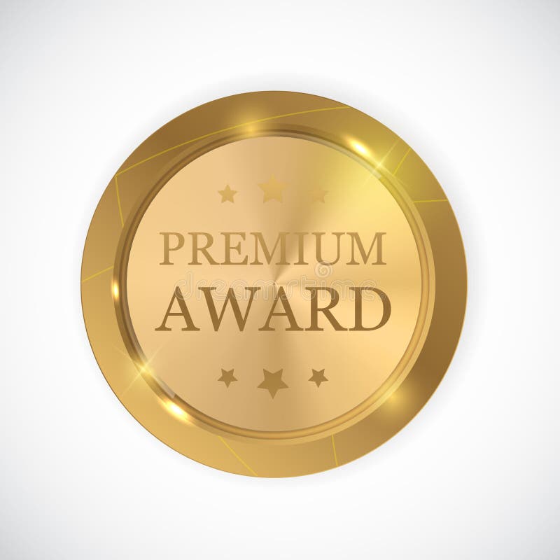 Premium Award Icon or Logo in Line Style Stock Vector - Illustration of ...