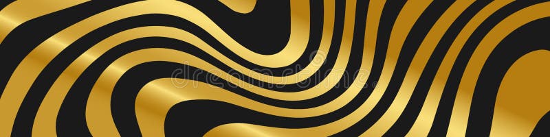 Premium Background Design with Gold Curve Line Pattern on Black ...