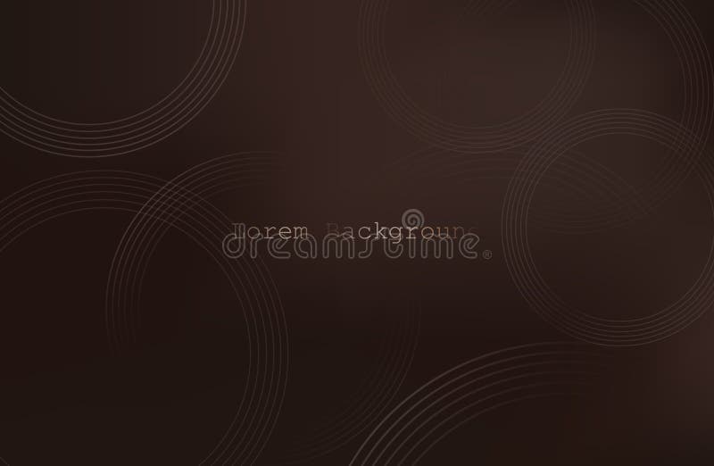 Banner.dark Brown Background with Golden Brown Circles Stock ...