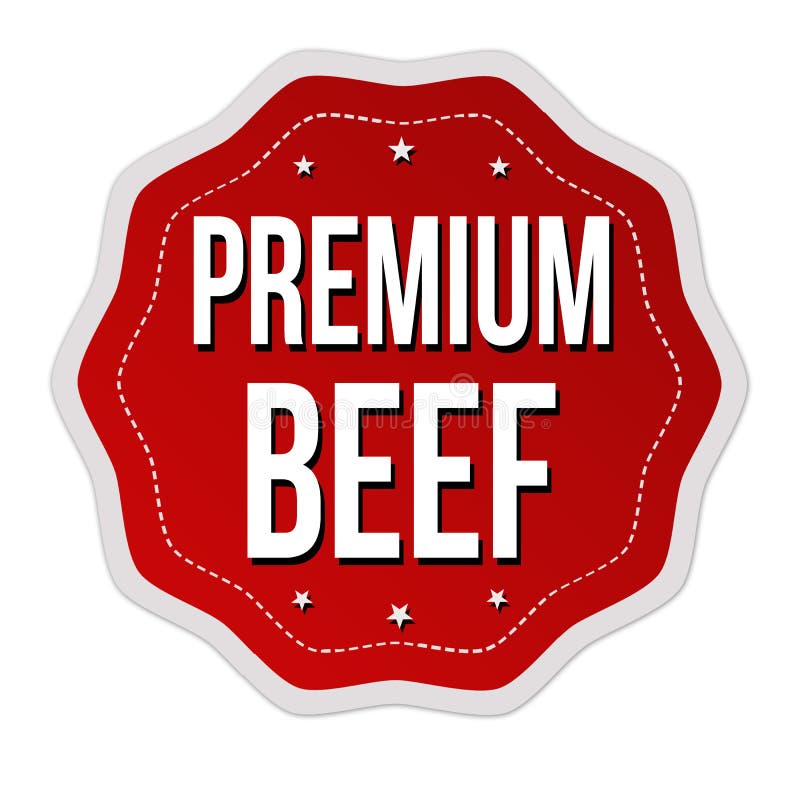 Set of Premium Beef Labels, Badges and Design Elements. Logo for ...