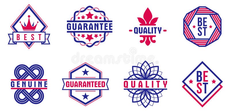 Premium Best Quality Vector Emblems Set, Badges and Logos Collection ...