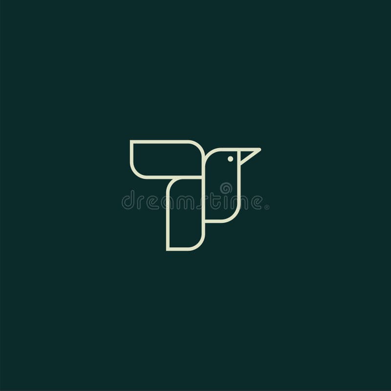 Premium Bird Logo with Modern Concept Stock Vector - Illustration of ...