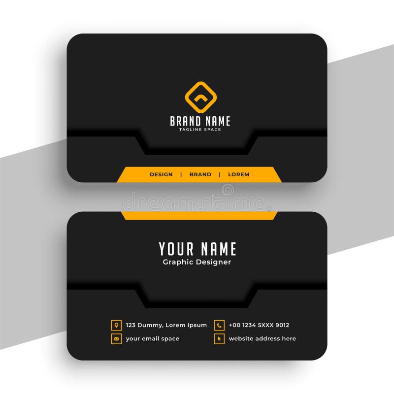 Business or Visiting Card Template with a Cut Out Pattern. May Be Used ...