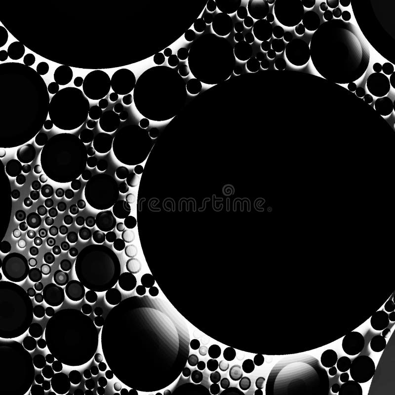 Premium Black Rough Chrome Abstract Background Stock Illustration ...