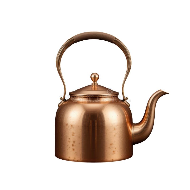 Premium Brushed Copper Teapot with Sleek Design and Elegant Handle ...