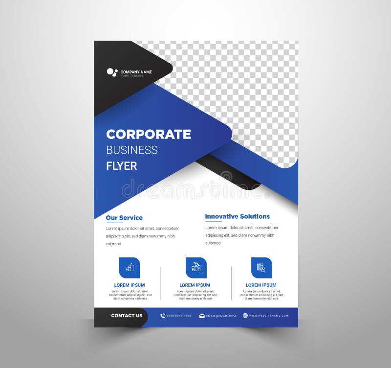 Premium Business Flyer Template Stock Vector - Illustration of brochure ...