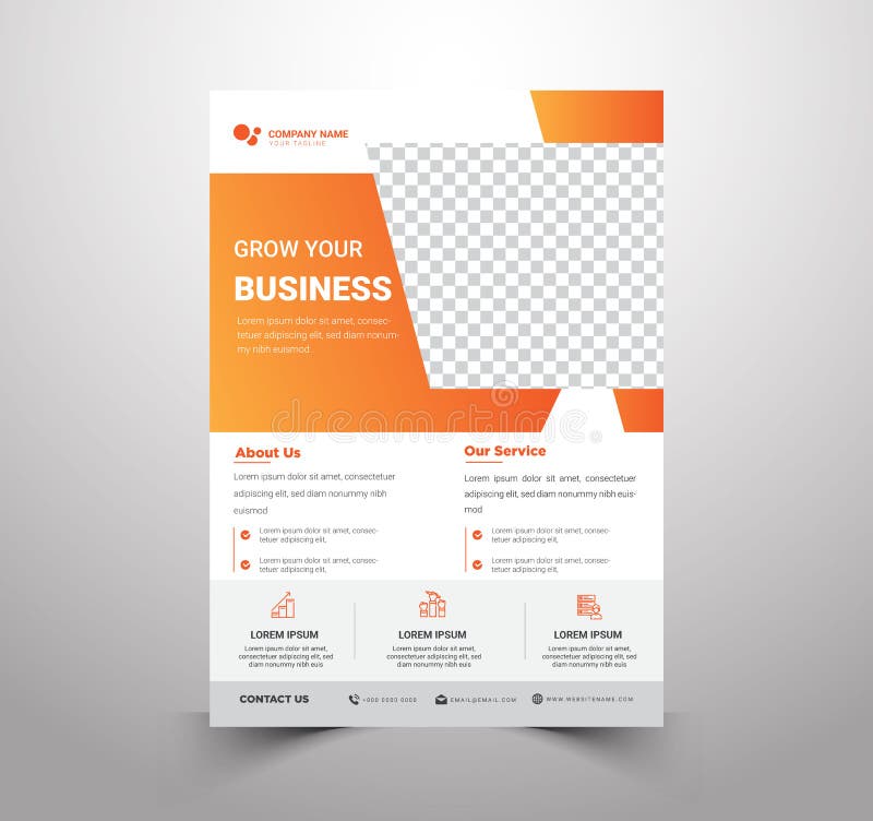 Premium Business Flyer Template Stock Vector - Illustration of package ...