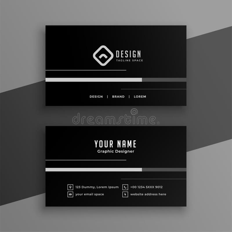 Premium Business Identity Card Template for Individual Information ...