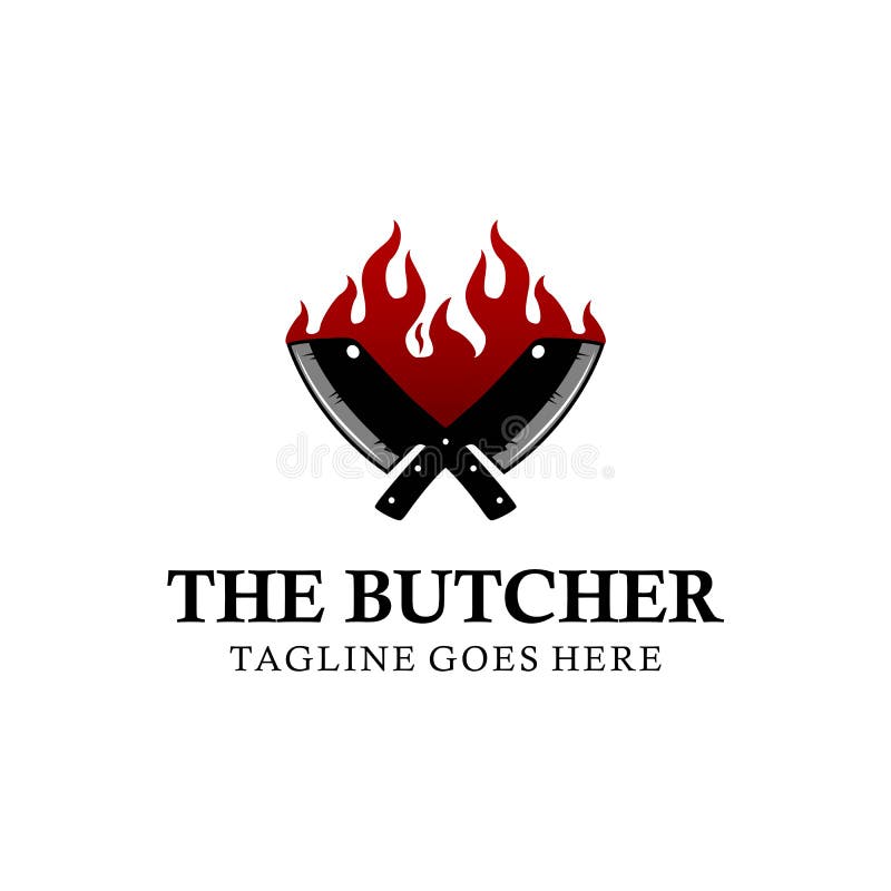 The butcher stock vector. Illustration of icon, design - 206078880