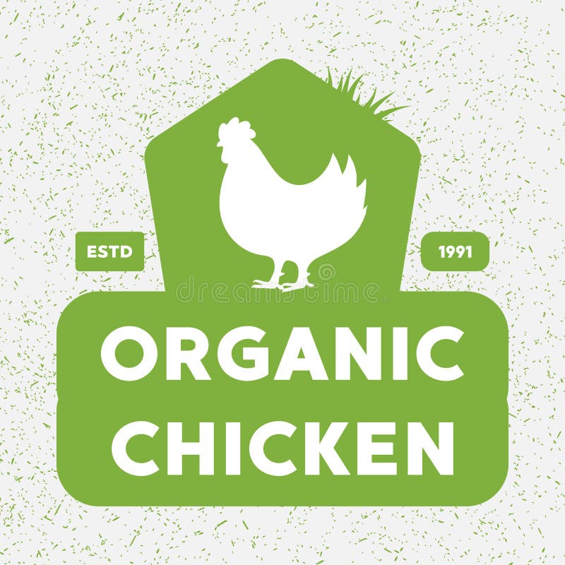 Premium Chicken Logo. Labels, Badges and Design Elements. Retro Organic ...