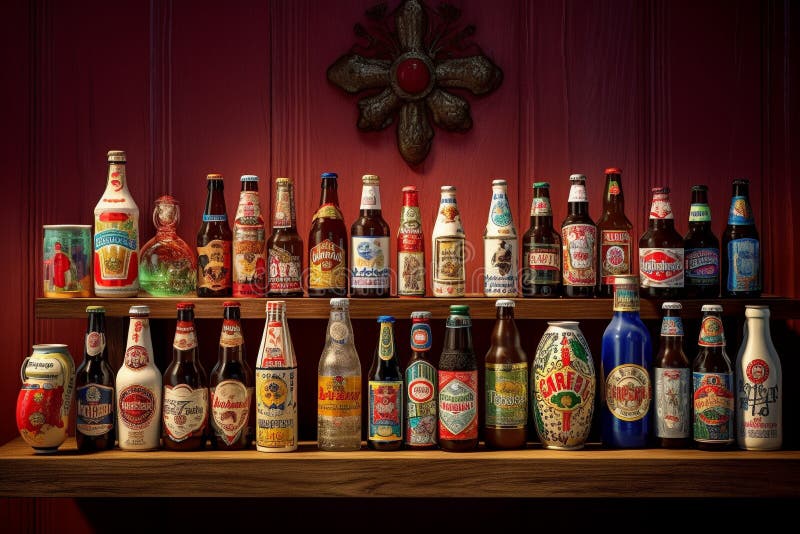 Premium Craft Beer Collection Stock Illustration - Illustration of ...