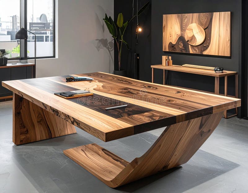 Premium Crafting Table Ergonomic Design Surface Generative Ai Stock Illustration - Illustration ...