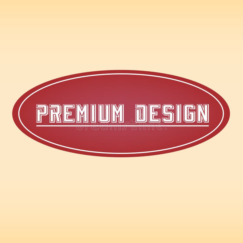 Premium Design Label. Vector Illustration Decorative Design Stock ...
