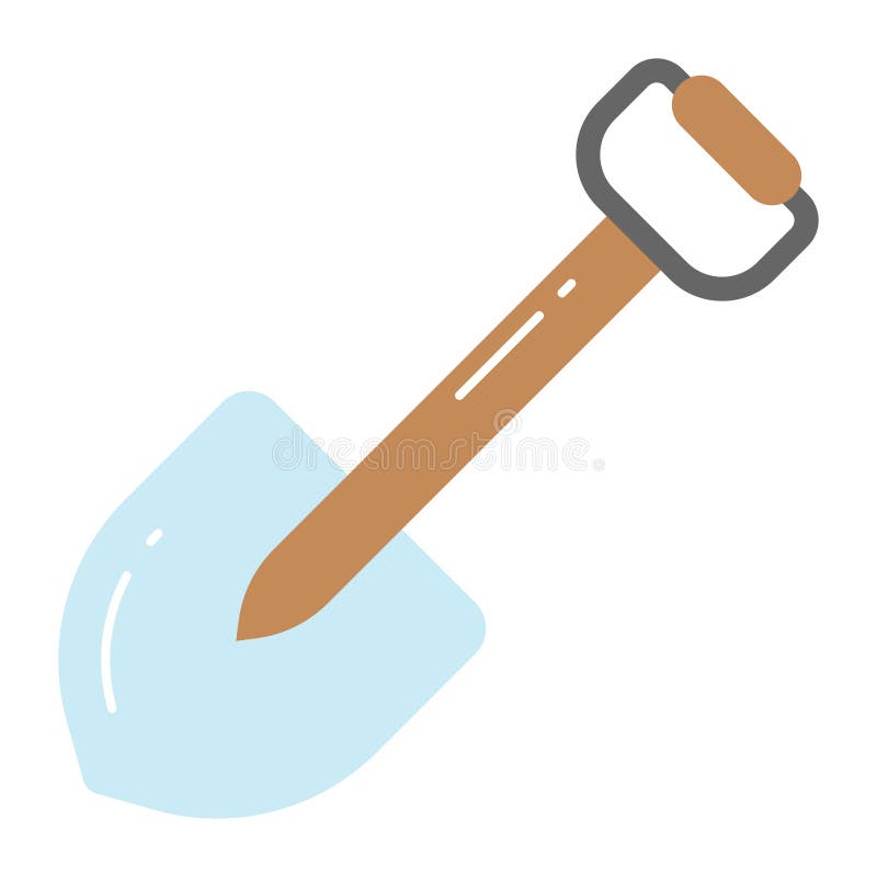Premium Design Vector of Shovel, Construction Tool Icon Stock Vector ...