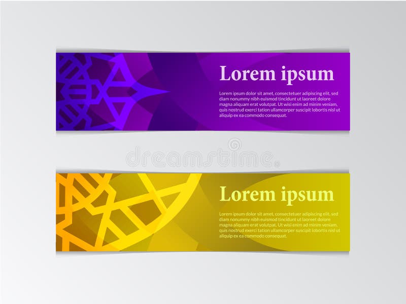 Premium Header Banner Background Sifi Color Stock Illustration ...