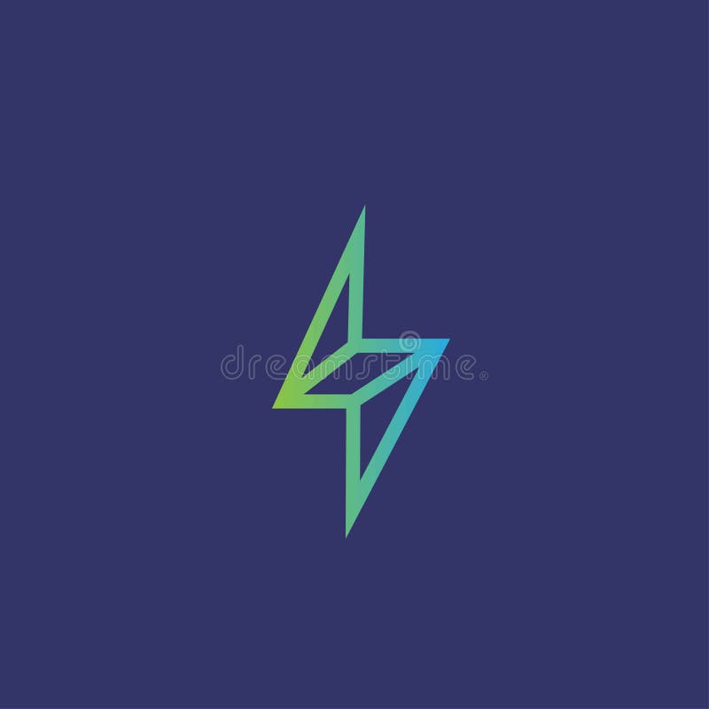 Premium Flash Logo design stock vector. Illustration of superhero ...