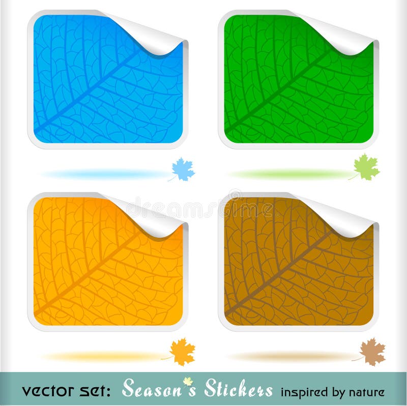 A Planet in 4 Seasons in Vector Stock Vector - Illustration of snow ...